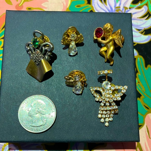 Jewelry | Vintage Angel Pins | Poshmark